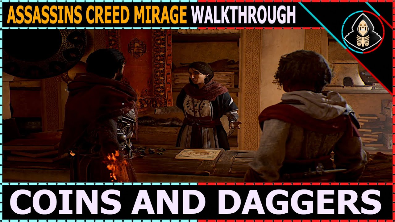 Coins and Daggers - Assassins Creed Mirage (Walkthrough) - YouTube