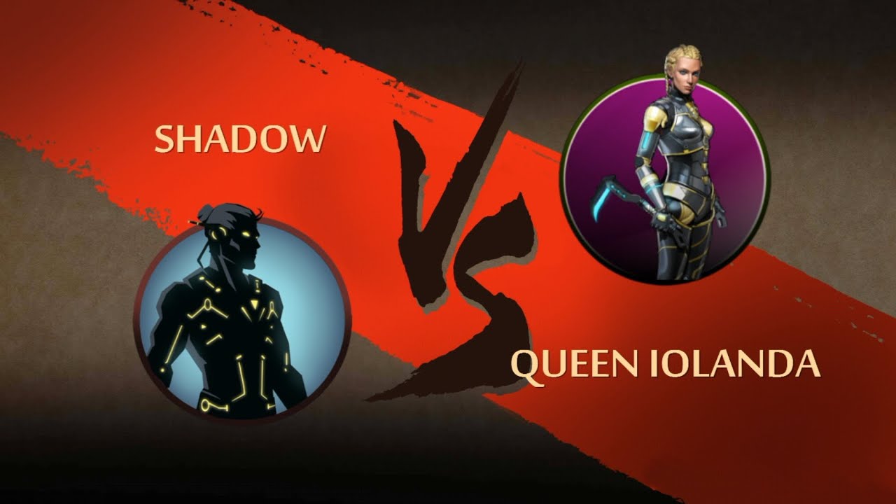 Shadow Fight 2 SHADOW VS QUEEN IOLANDA - YouTube