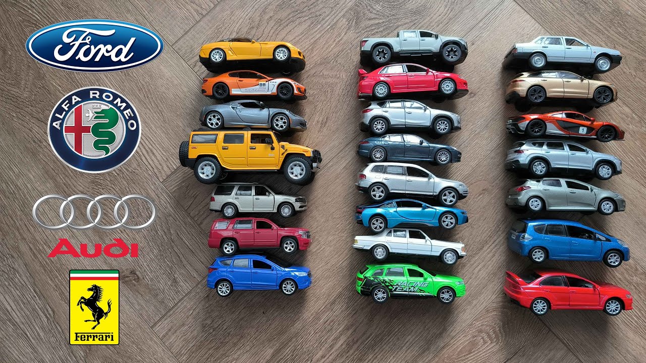 Learn These Famous Car Logos and Brands With Model Cars - YouTube