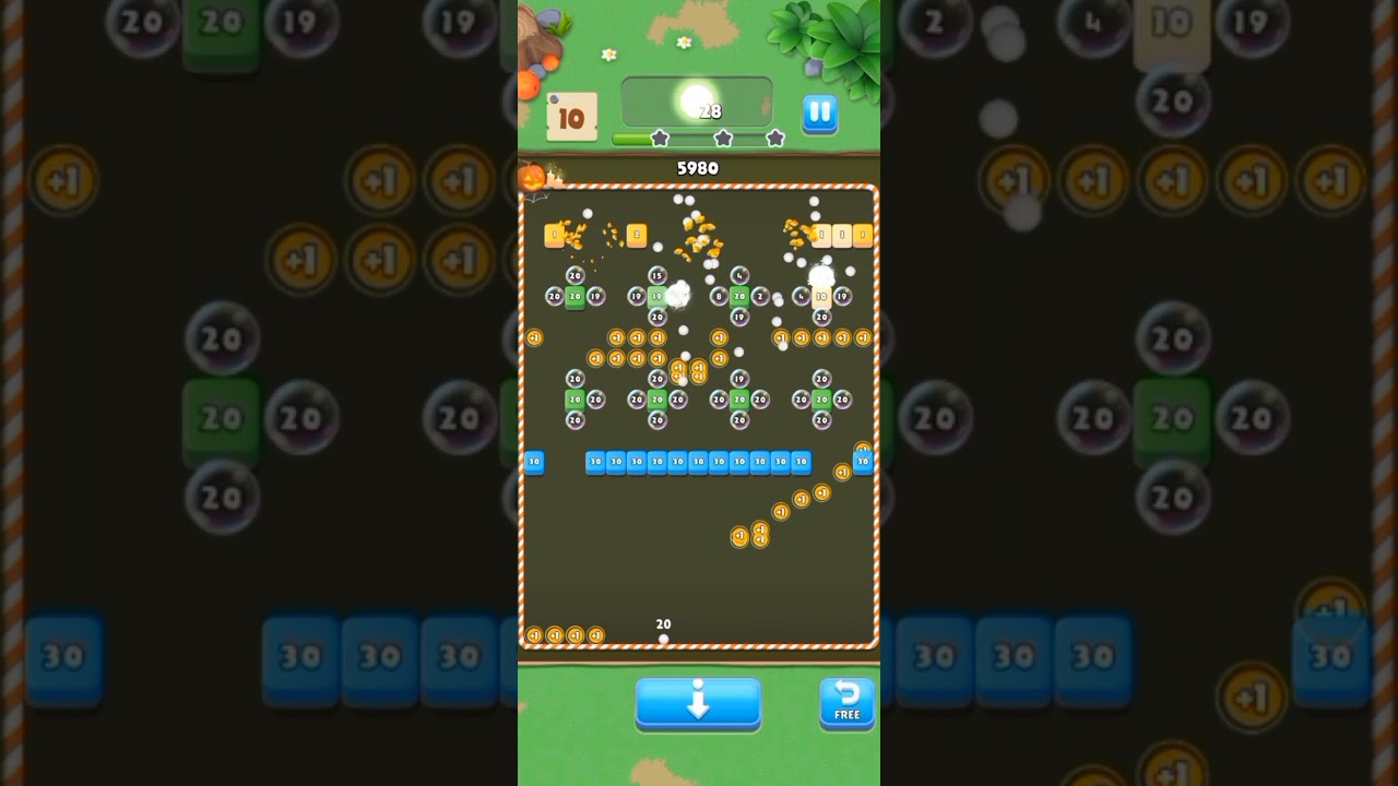 Game offline android Brick Ball Blast: Ball Crusher Level 10 Gameplay ...