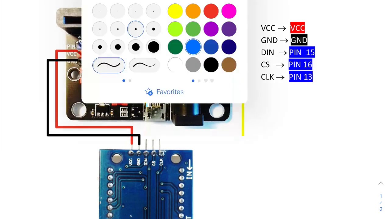 8 x 8 LED Display - YouTube