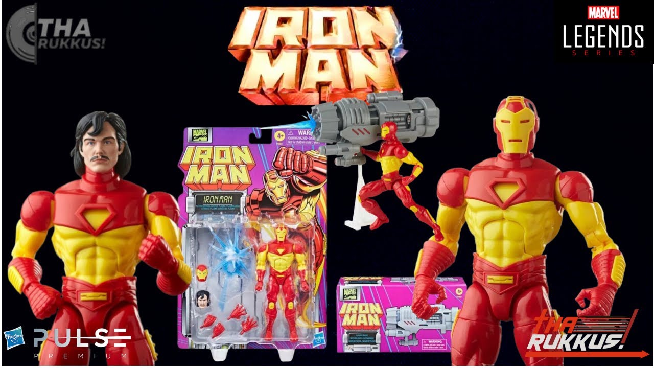 Marvel Legends Modular Iron Man Retro Series Hasbro Pulse Exclusive ...