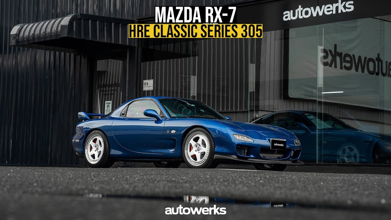 Mazda RX7 FD3S Spirit R on HRE Classic 305 - YouTube
