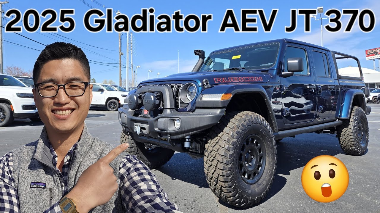 SOLD --- 2025 Jeep Gladiator RUBICON X (AEV JT370) in Fathom Blue! 👀 ...