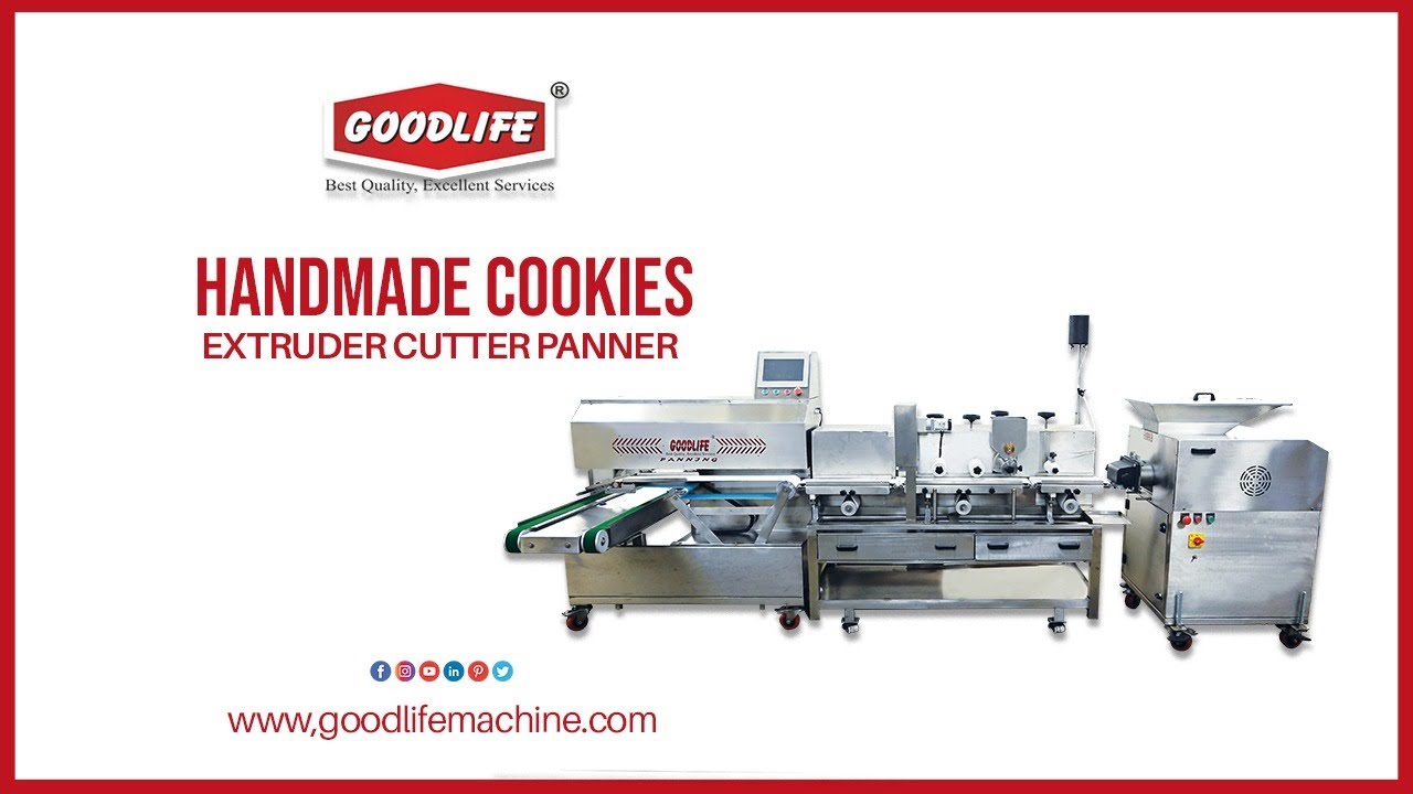 Hand Made Cookies Extruder With Cutter & Panner( ECP machine ) from ...
