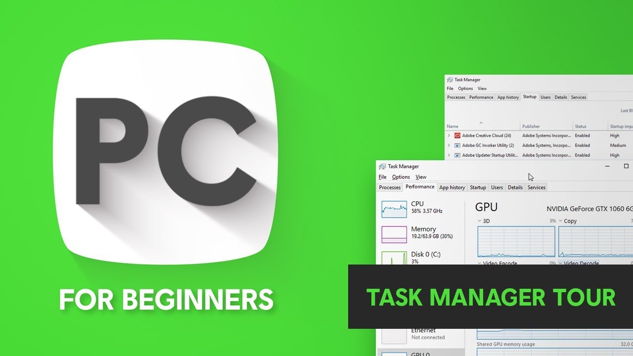 Windows Task Manager Tour [PC for Beginners] - YouTube