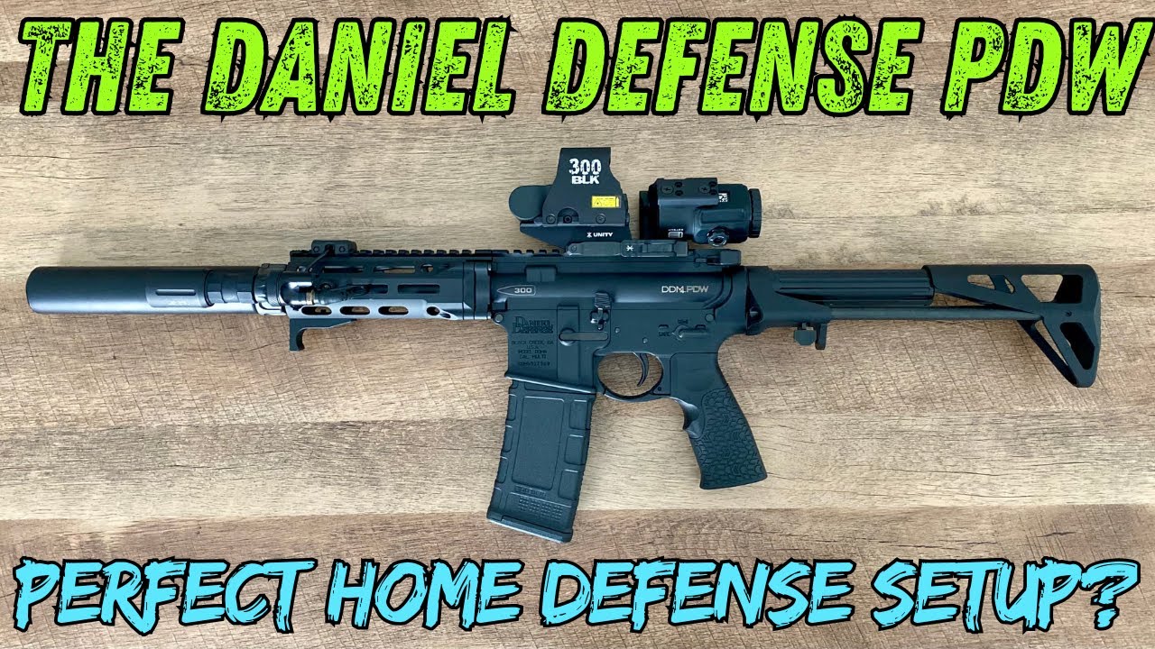 Daniel Defense PDW Review - Home Defense Setup - YouTube