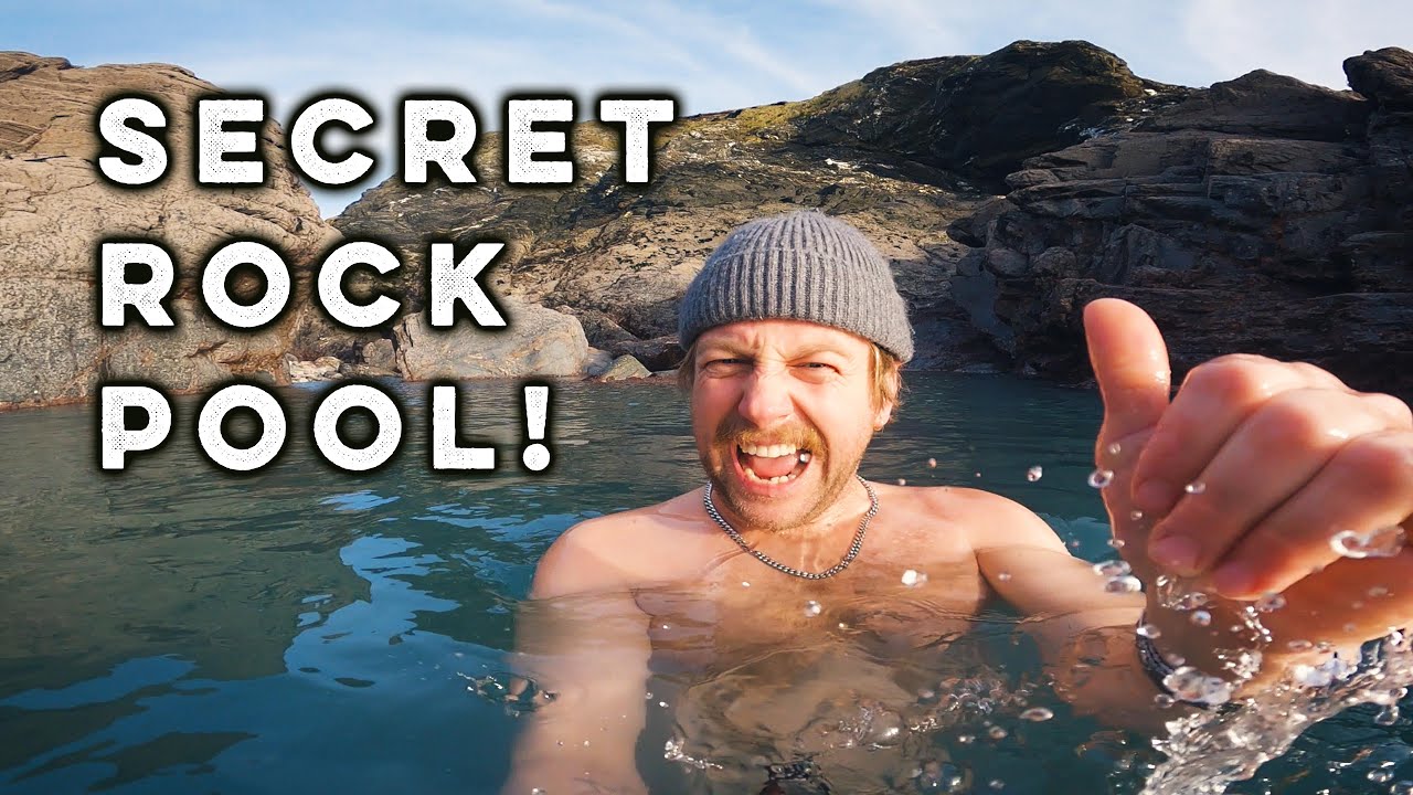 Ep4: Chilled Cold Water Dip in a Hidden Rock Pool, Cornwall - YouTube