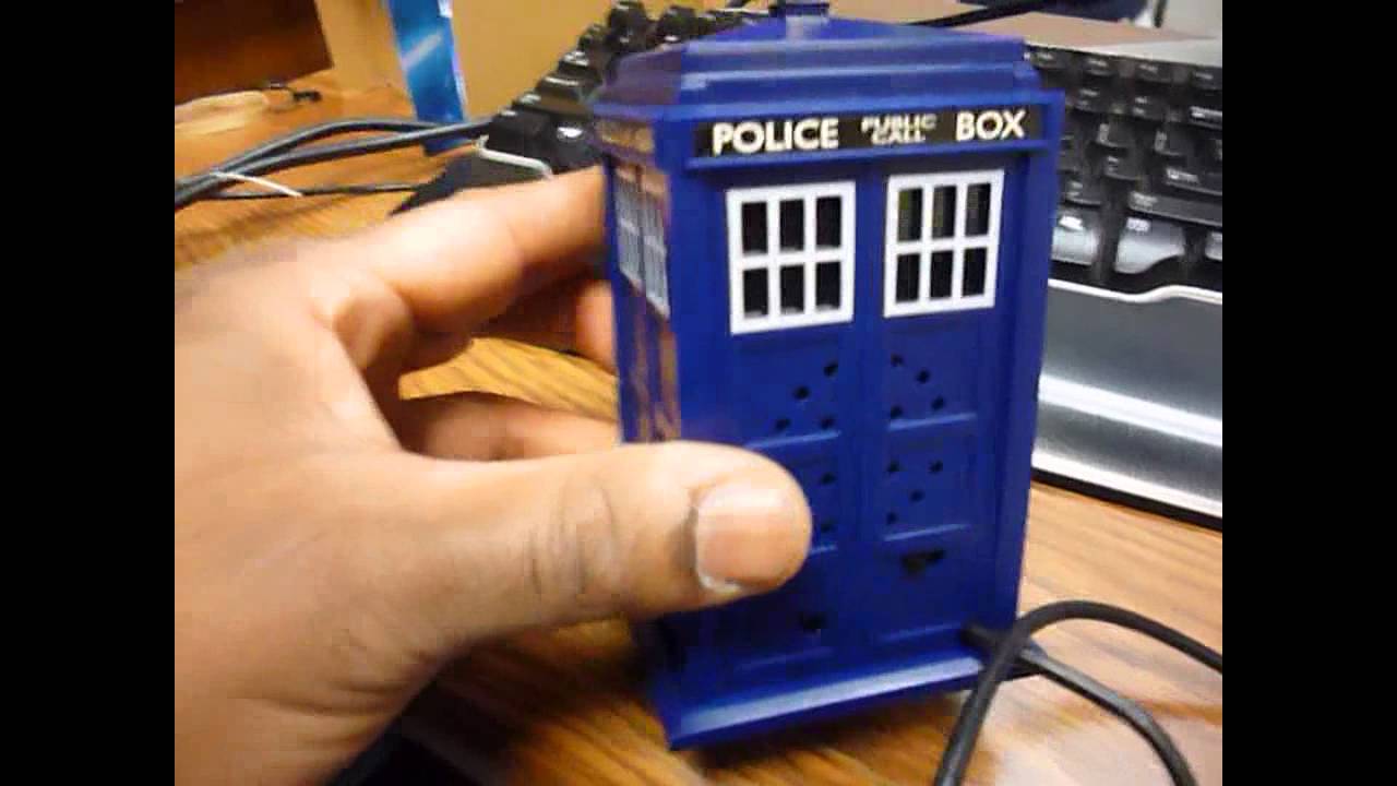 Dr. Who TARDIS USB 4 port Hub - YouTube