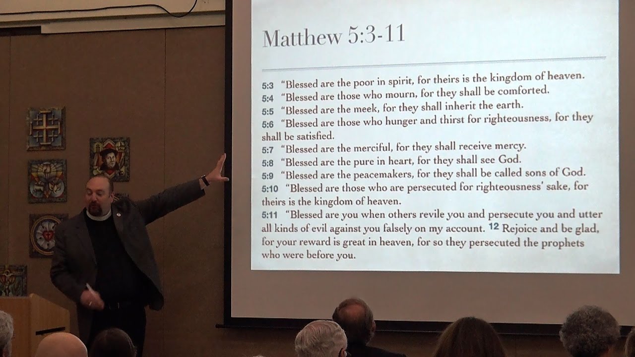 2017-03-19 - Bible Class - Matthew 5:1-12 " The Sermon on the Mount ...