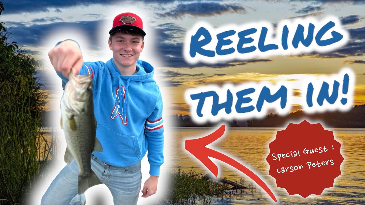 Carson Peters is reeling them in! - YouTube