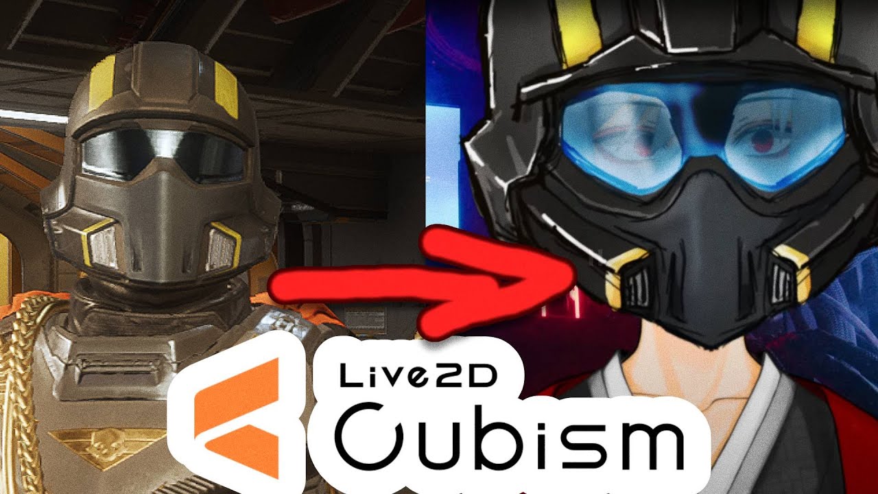 updating the helldiver helmet for my vtuber [ live2D ] - YouTube