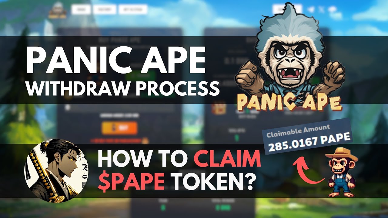Play2Earn: Panic Ape (How to Withdraw / Rewards) - YouTube