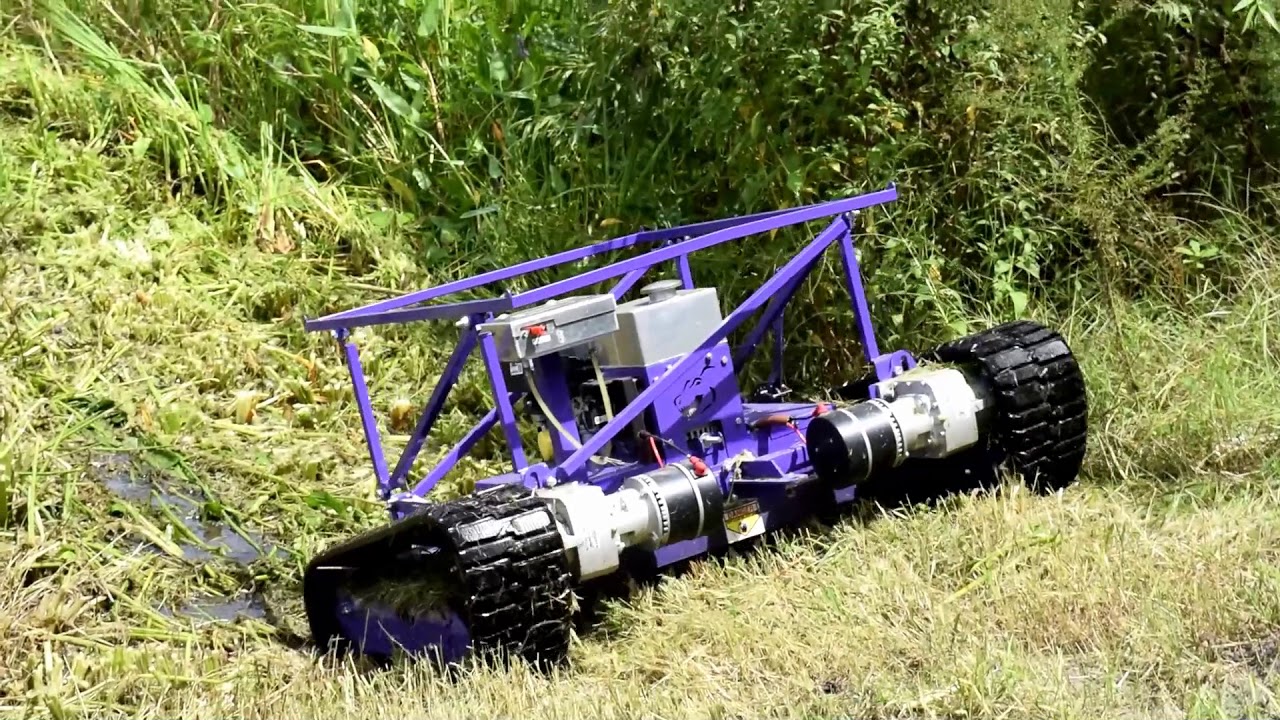 Texas Slope Mower vs Heavy rain - Shocking Results - YouTube