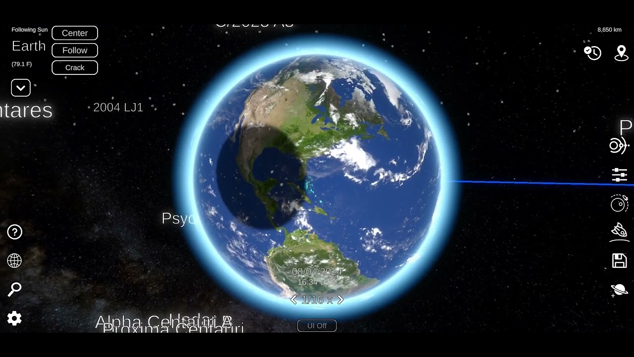 April's 8th Solar eclipse | Solar system simulator - YouTube