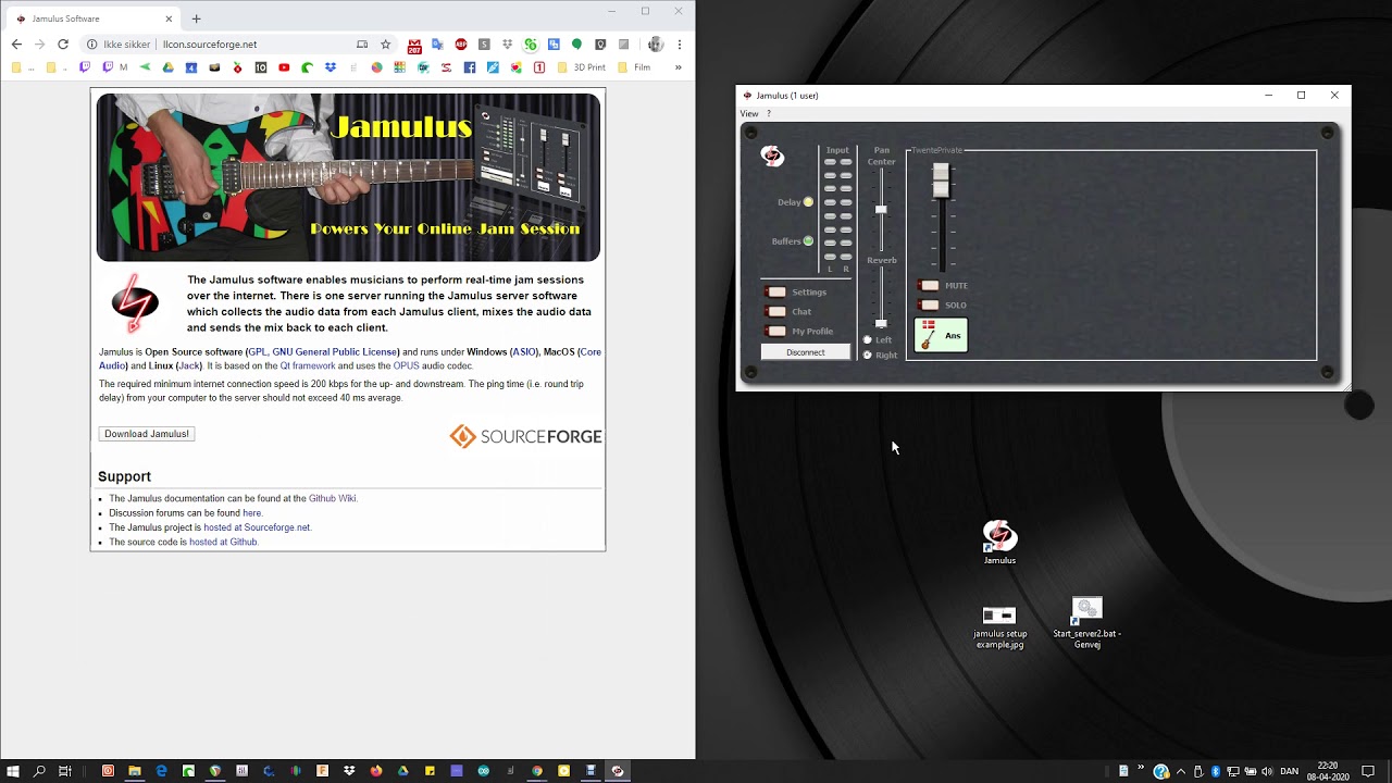 Jamulus introduction. Jam, play online.. - YouTube