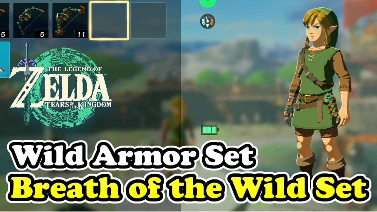 Wild Armor Set Location in Zelda Tears of the Kingdom (Breath of the Wild Set) - YouTube