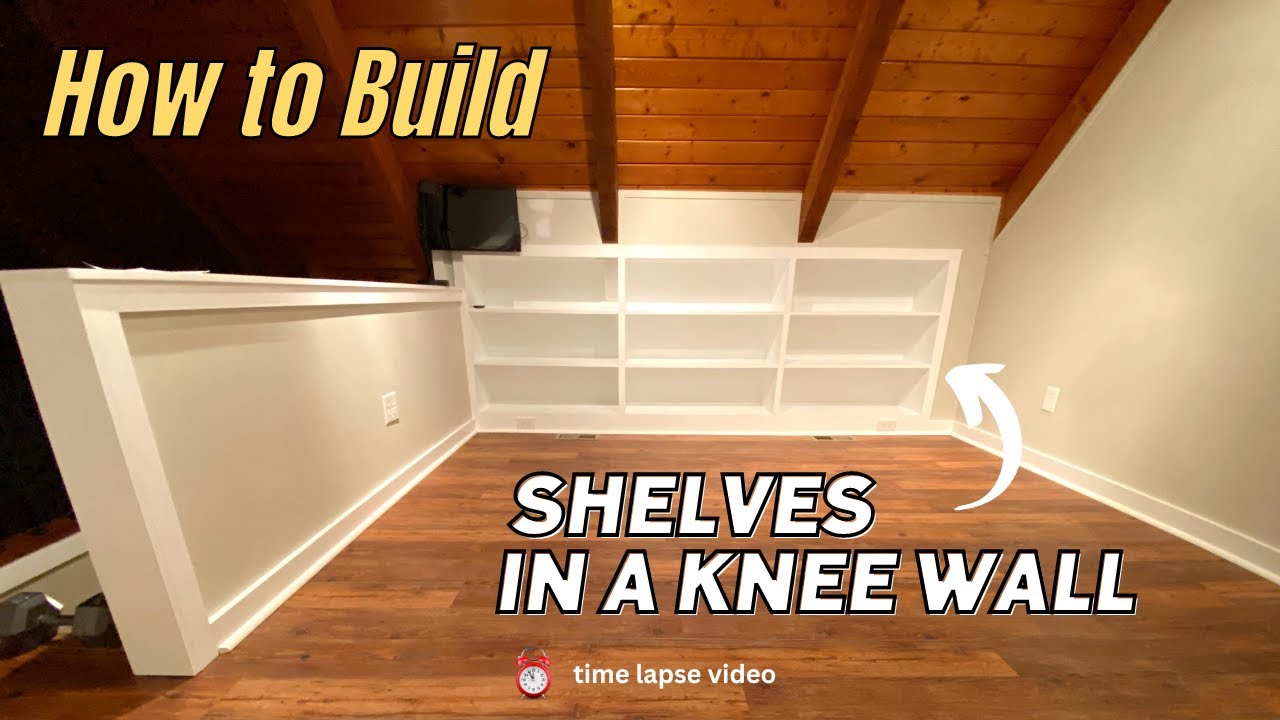Building Shelves in a Knee Wall - YouTube