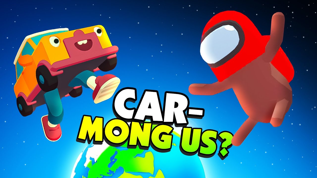 I Went to SPACE In My Car and Found a SUS Crewmate! - What the Car ...