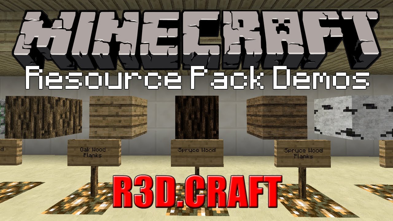 R3D.CRAFT | Minecraft Resource Pack (1.6.2) - YouTube
