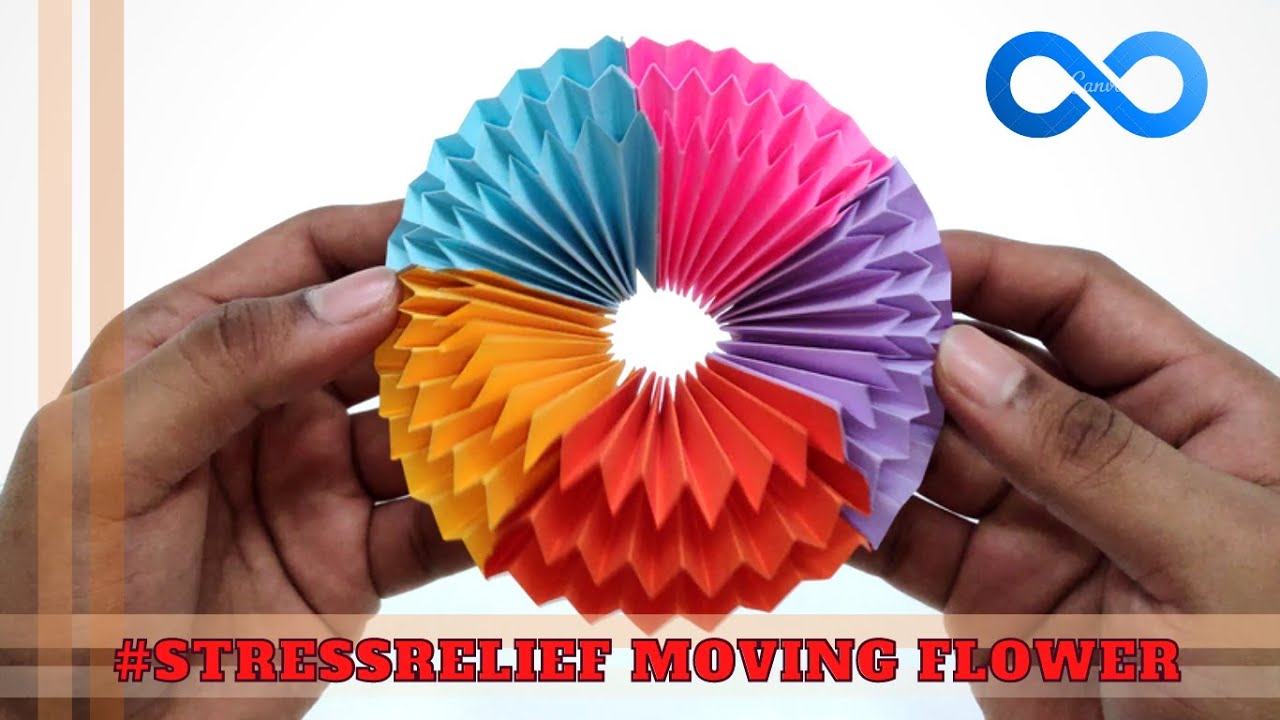 [Only Video With Guidelines] DIY Stress Relief Moving Flower || How to ...
