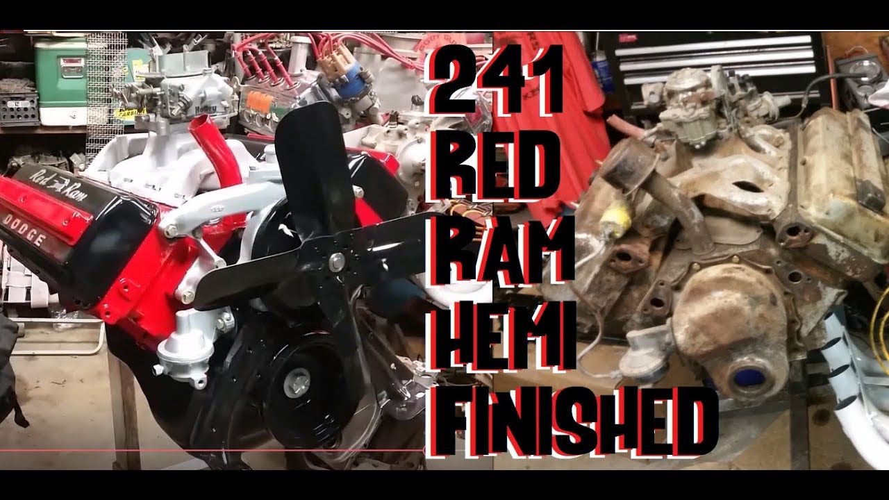 241 Dodge Red Ram Hemi Part 11: Final paint and assembly - YouTube