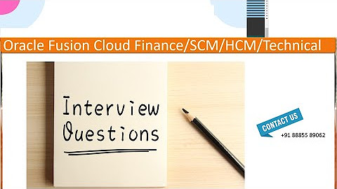 Oracle Fusion Finance Cloud Training , Interview Questions , Placement , Real Time Scenarios ...