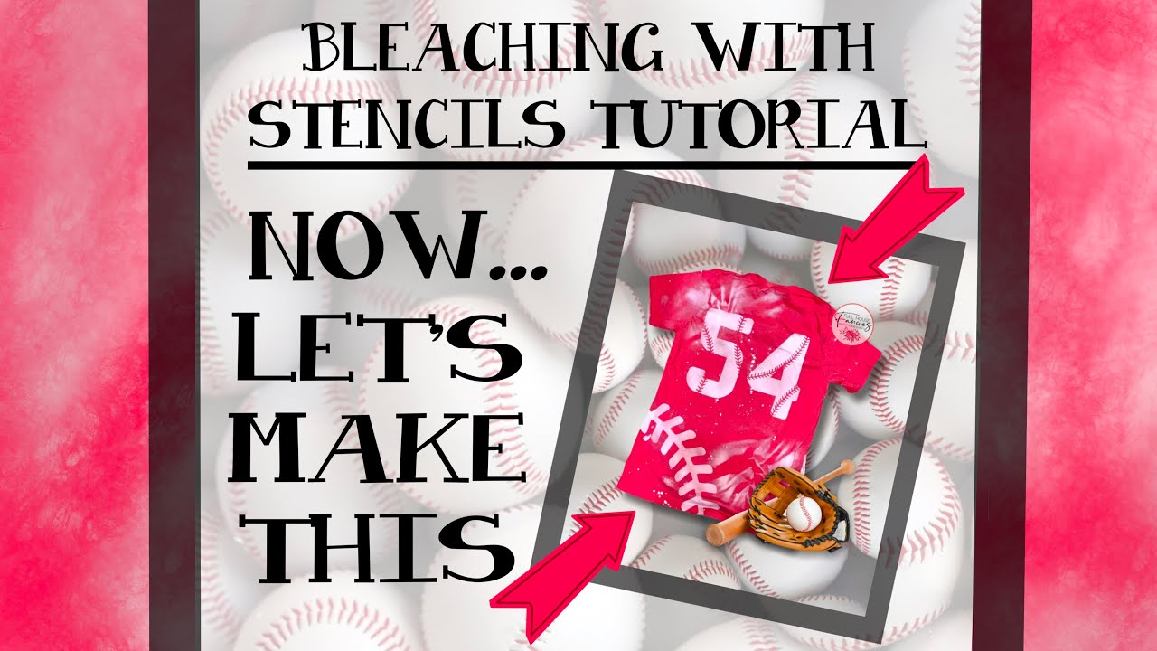 Bleaching Tees with Stencils - YouTube