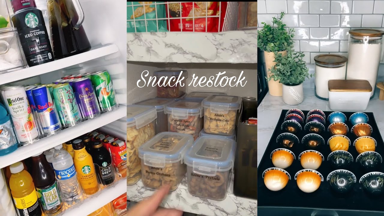 COFFE BAR RESTOCK & SNACK RESTOCK - YouTube