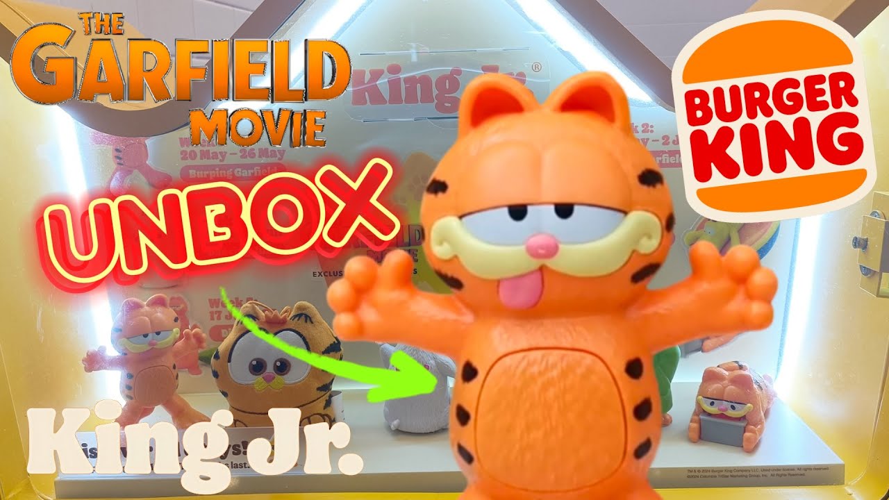 Burping Garfield of The Garfield Movie - Burger King - YouTube