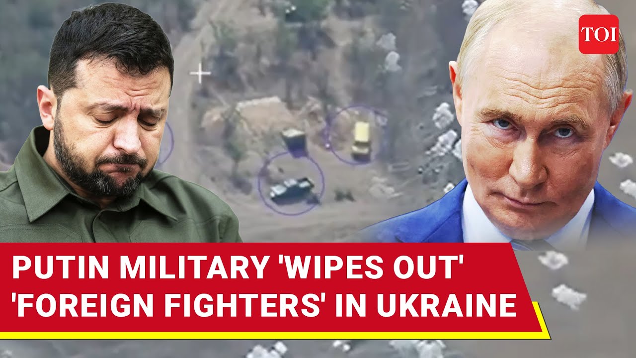 On Cam: Russia BOMBARDS European Fighters In Ukraine; Dramatic Strike ...