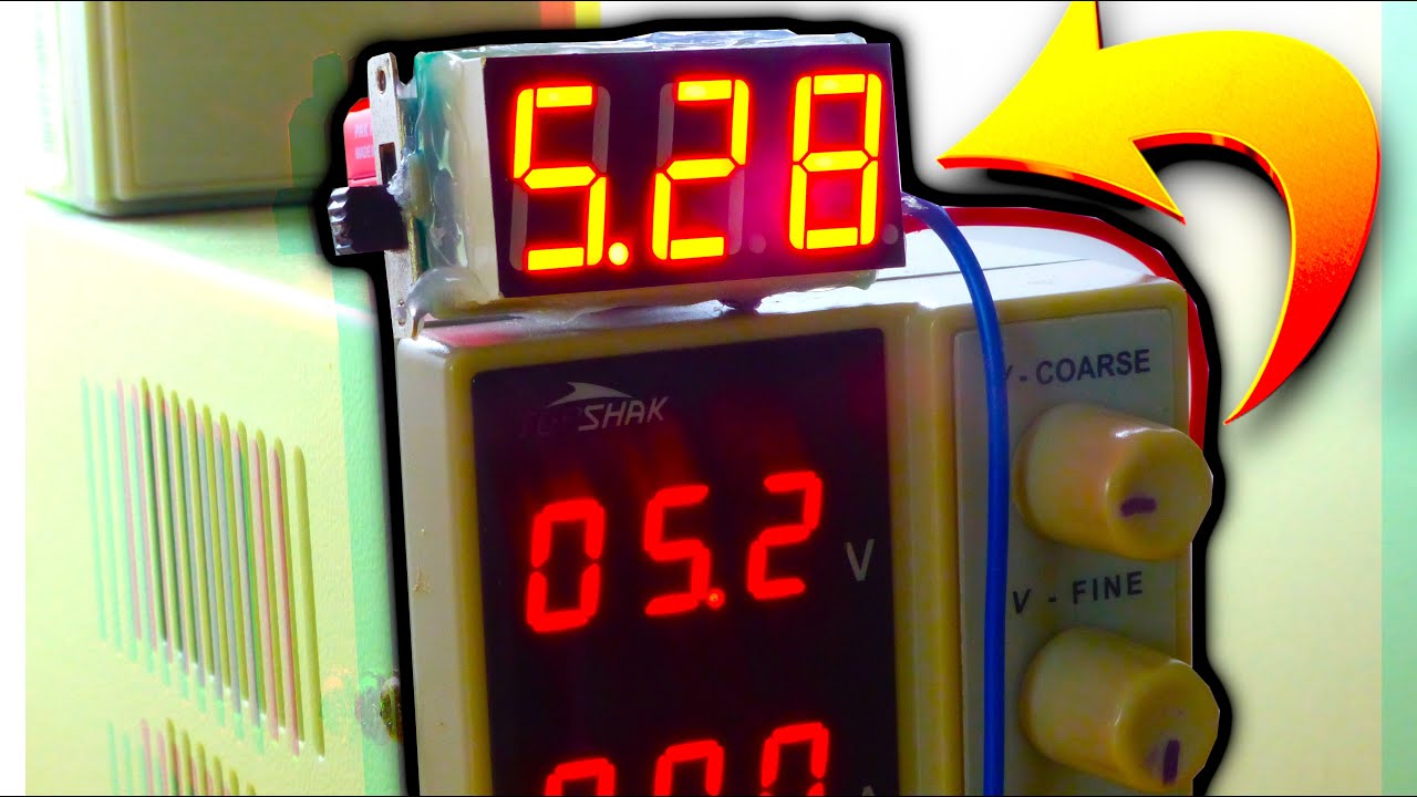 D.I.Y High Resolution, Portable PSU Voltage Display (with 2 Decimal ...