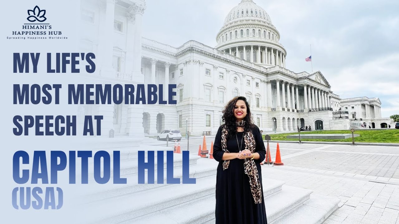 My Dream Came True | Speech at Capitol Hill | True Indian | America ...
