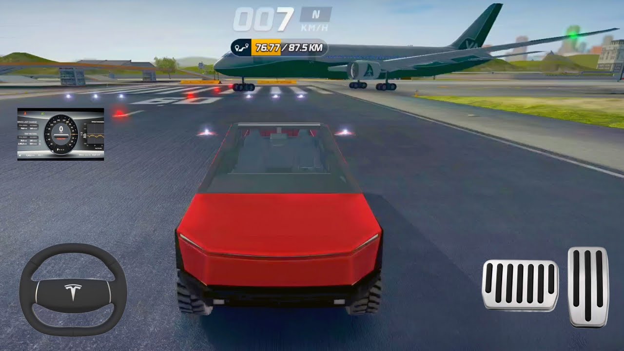 tesla cybertruck top speed - car simulator #TeslaCybertruck #TopSpeed # ...