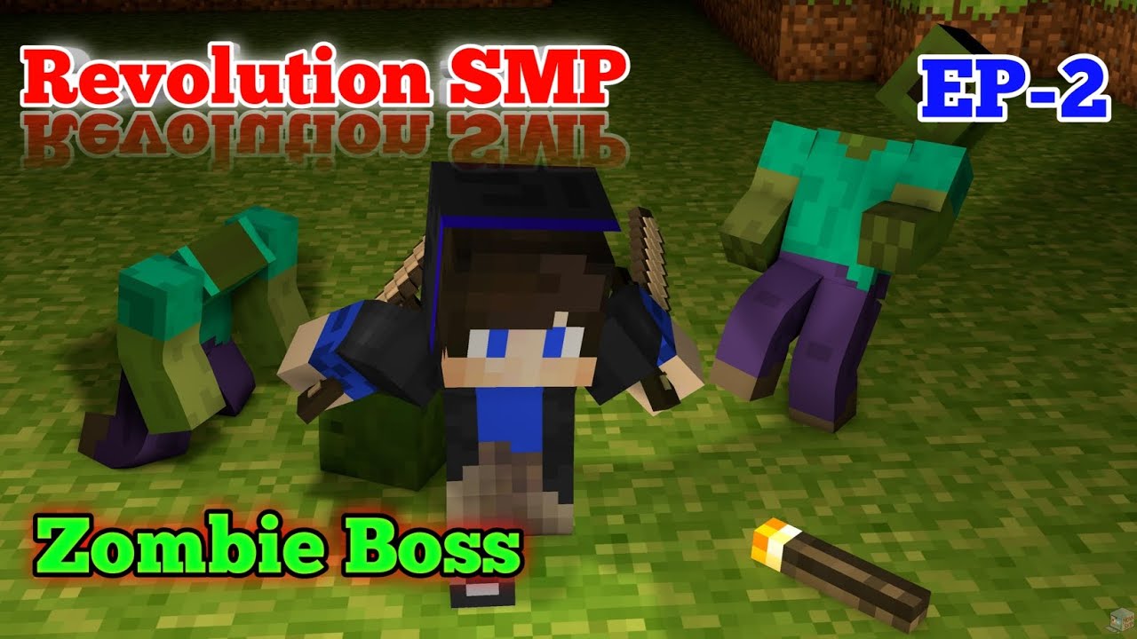 Fight With Zombie Boss 💪🥶 In Revolution SMP || EP-2 || Revolution SMP ...