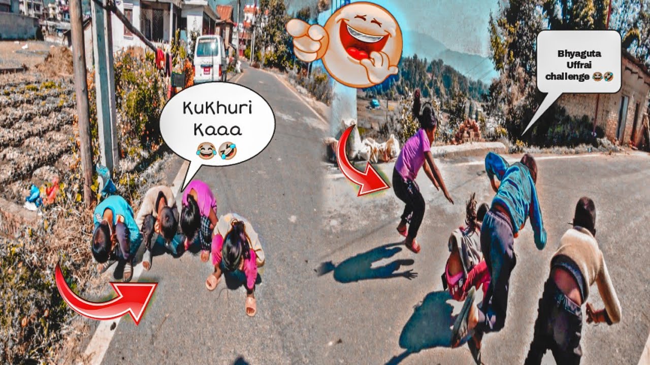 Baccha Haru Lai Kukhura BhyaGuta Ra Kukur KO Practice Garau Dai 😂 ...