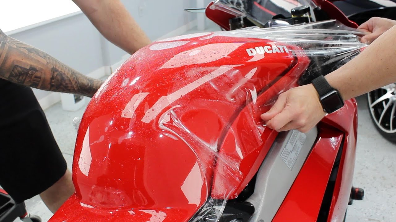 Ducati Panigale V4 Paint Correction, PPF & Ceramic Coating - YouTube