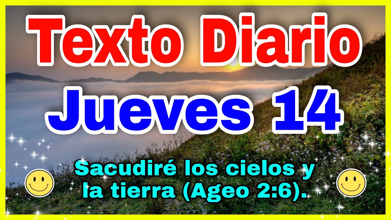 Texto diario jueves 14 de septiembre 2023 texto diario 🔴 TEXTO DIARIO ...