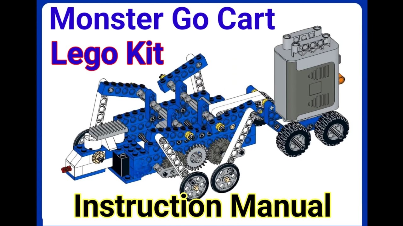 Lego 9686 Kit Manual// Monster Go Cart instruction Manual || Lego 9686 ...