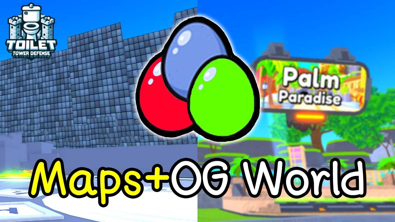หาไข่จากMaps🥚🗺️ Roblox:Toilet Tower Defense - YouTube