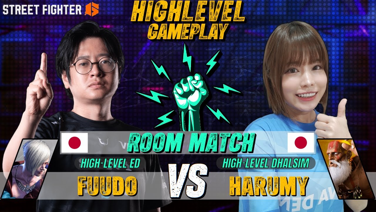 Street Fighter 6 Fuudo (#3 Ranked ED) vs Harumy (DHALSIM) High-Level ...