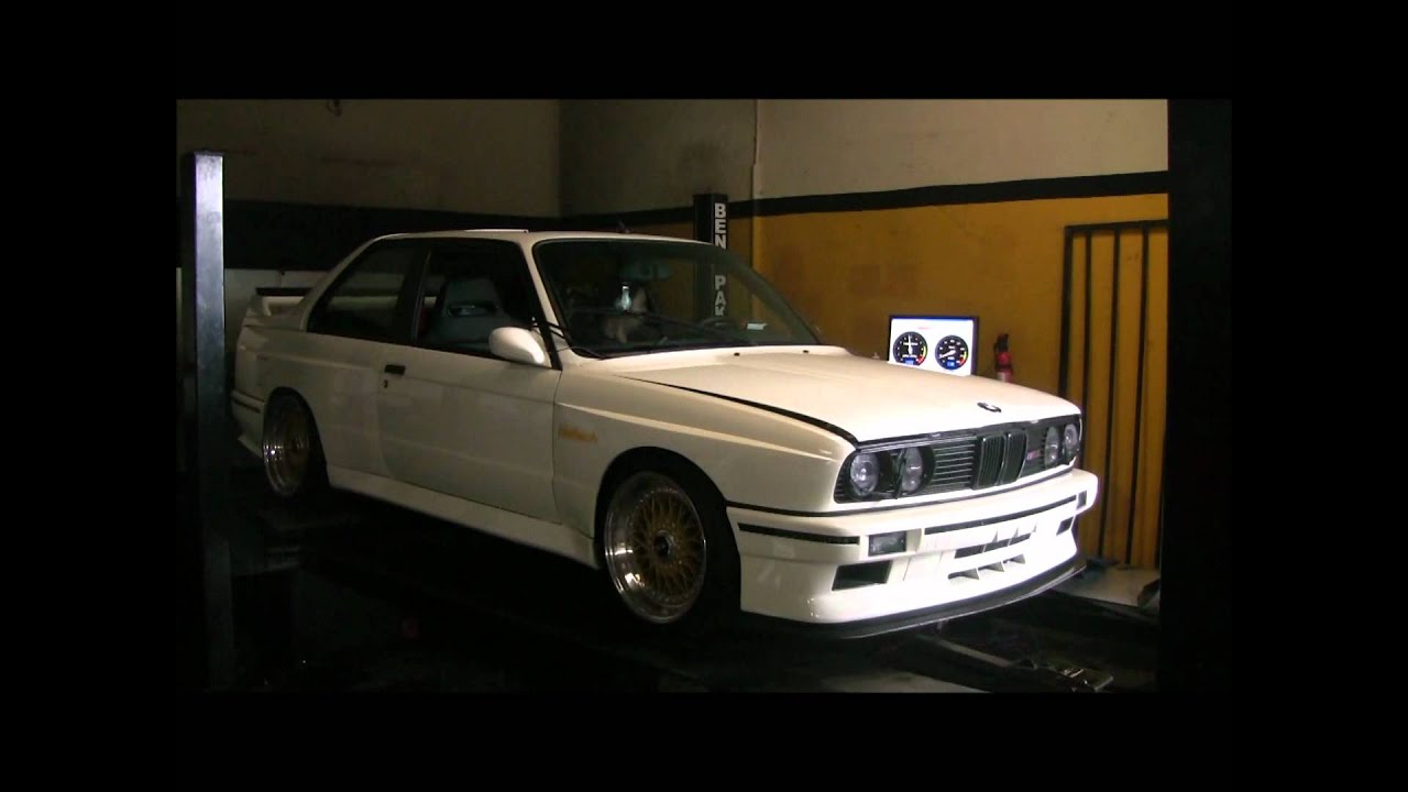Tuned by Nelson S BMW E30 M3 EVO2 209WHP - YouTube
