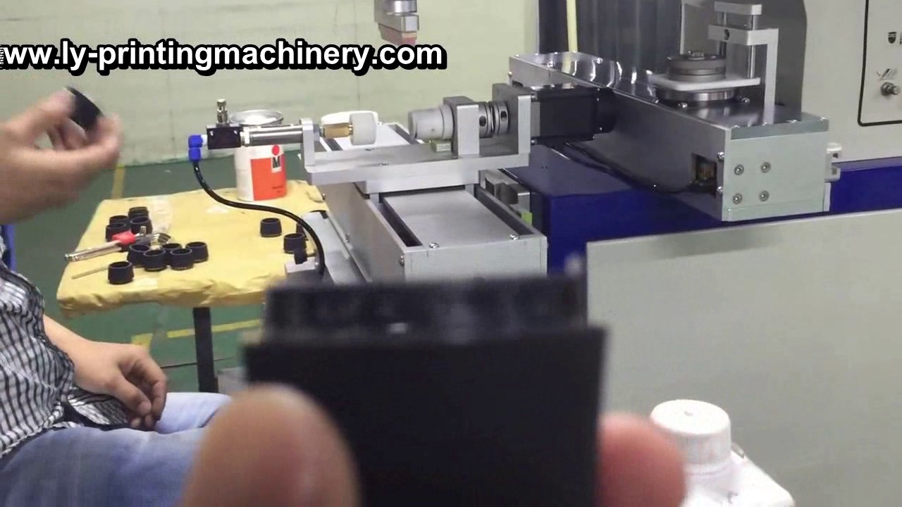 rolling pad printing with servo motor for irregularly items - YouTube