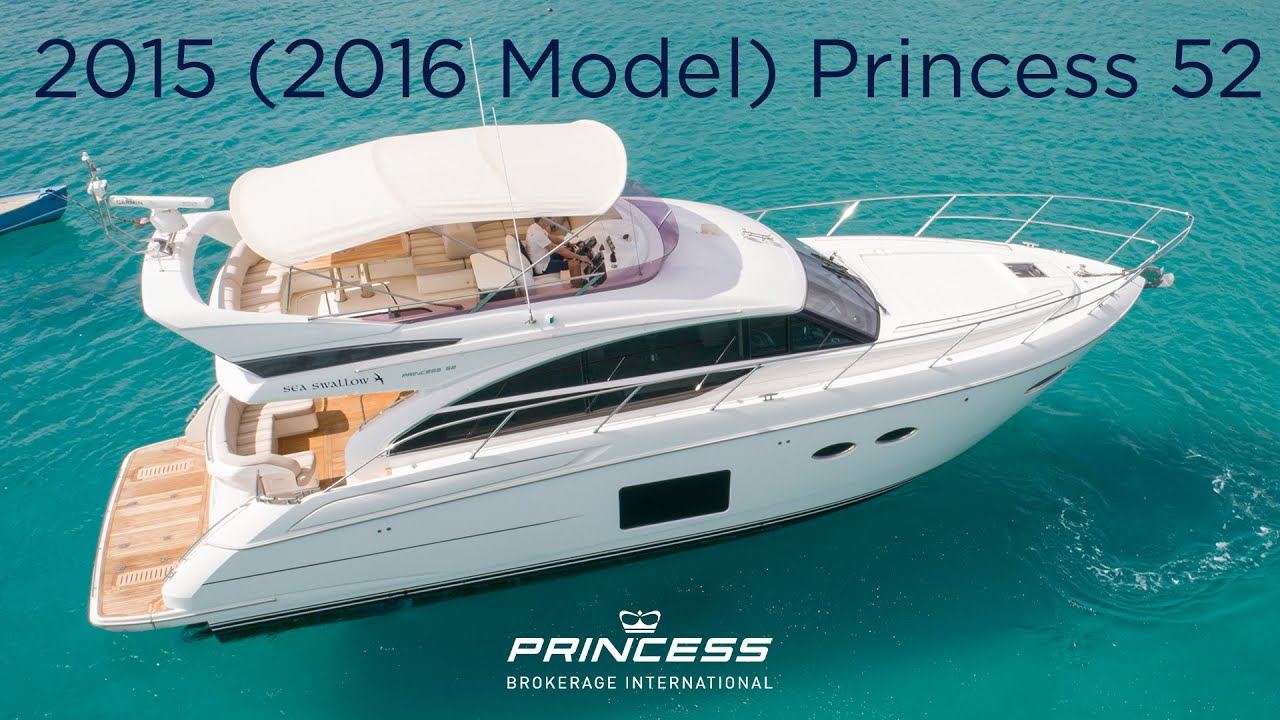 2015 (2016 Model) Princess 52 - SOLD - YouTube