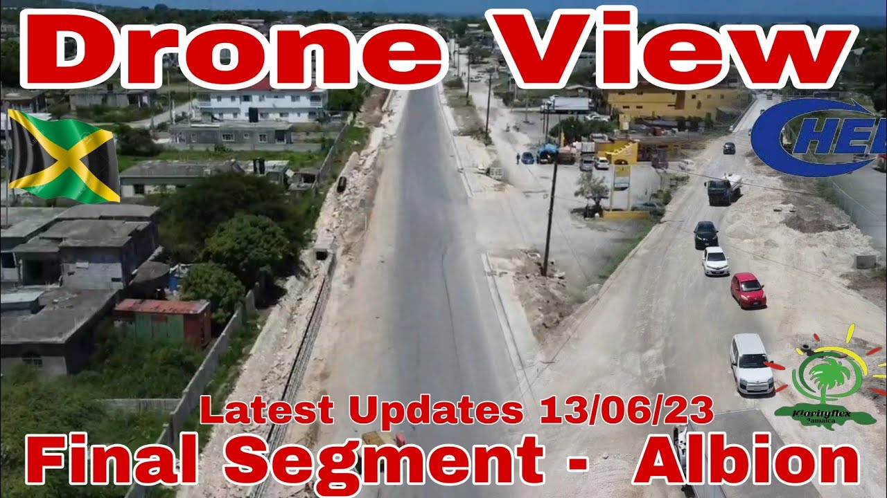 SCHIP//Drone View Of Final Section Of Albion Leg St Thomas Highway ...