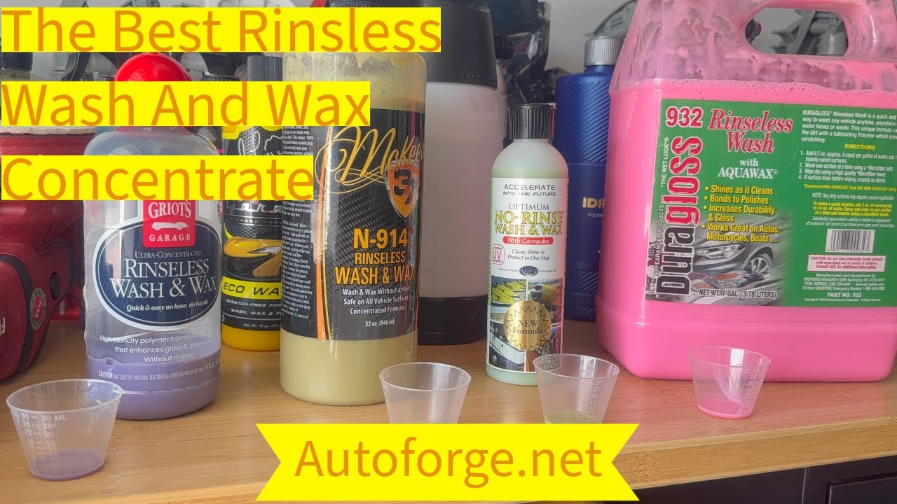 Who Has The Best Rinseless Wash And Wax Concentrate?/ Car Washing/ Auto ...