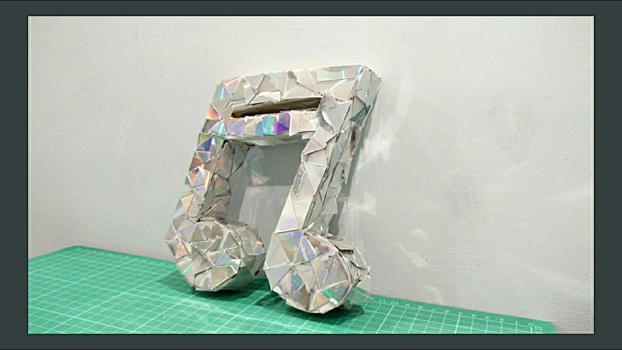 DIY Music Notes from Old CD and Cereal Box | Enjoy Crafting # 47 - YouTube