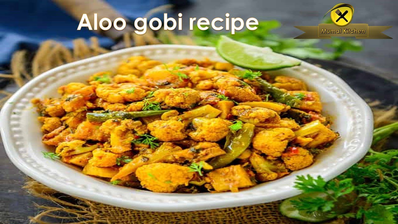 Aloo Gobhi ki Sabzi Recipe-Aloo Gobhi Matar ki Sukhi sabzi-Masaledar ...