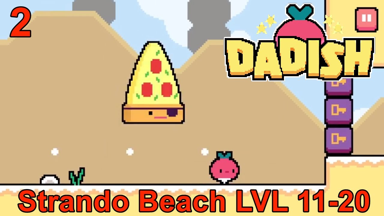 Dadish Gameplay / Strando Beach LVL 11-20 / Game Walkthrough / Let's ...