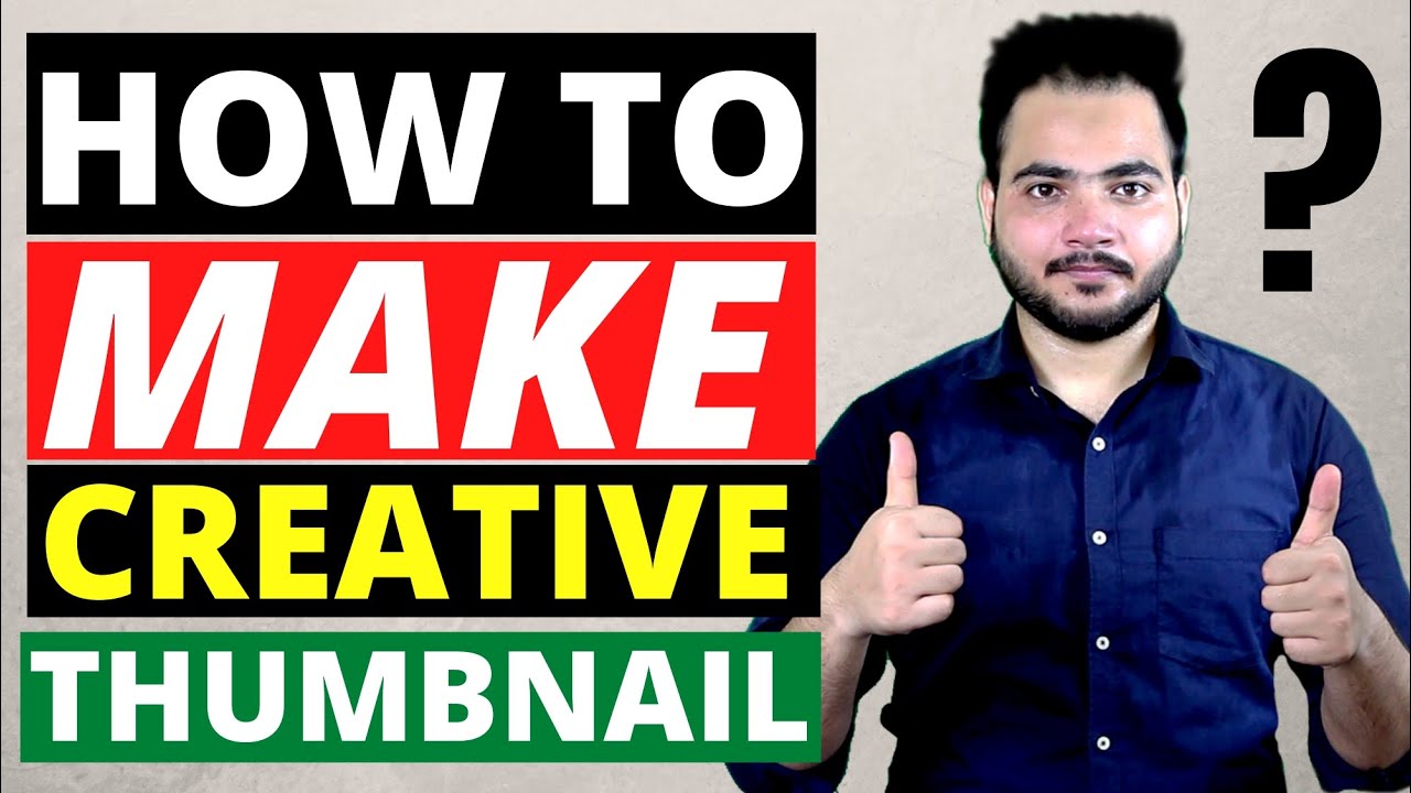 How To Make Professional Thumbnails For YouTube Videos (2020) | YouTube ...